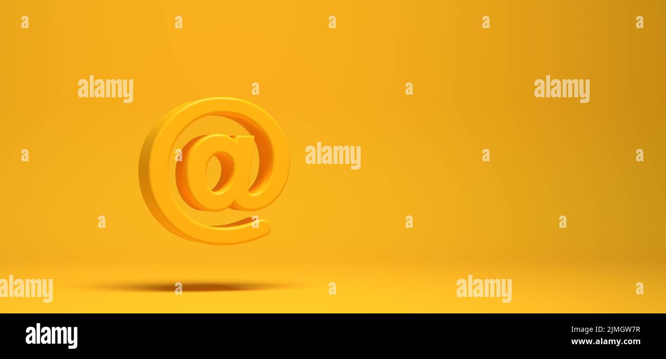Contact icon symbol as a part of communication - 3D Illustration Stock ...