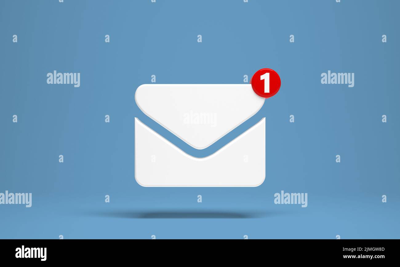 Contact icon symbol as a part of communication - 3D Illustration Stock ...