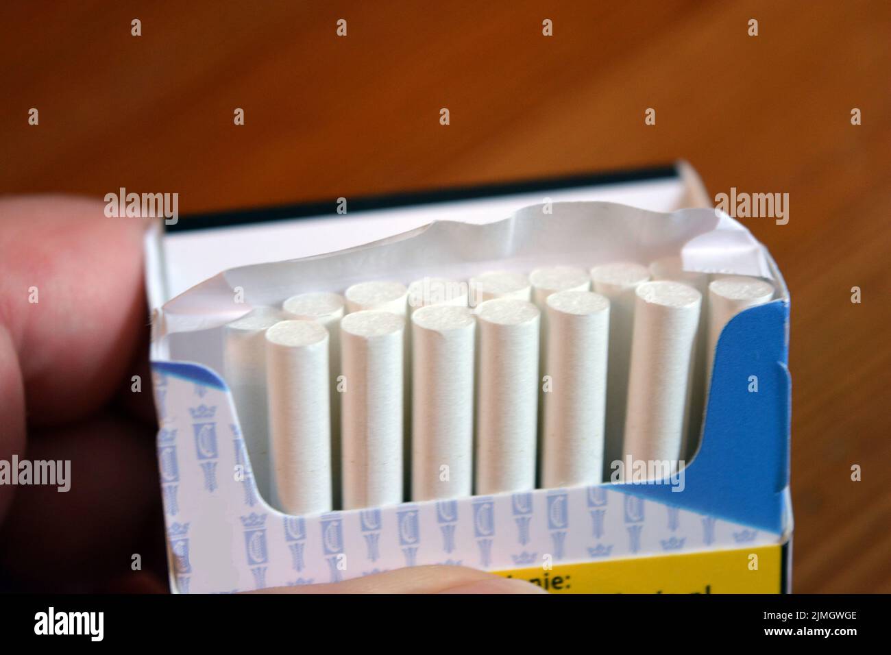 Cigarette box on coffee table hi-res stock photography and images - Alamy