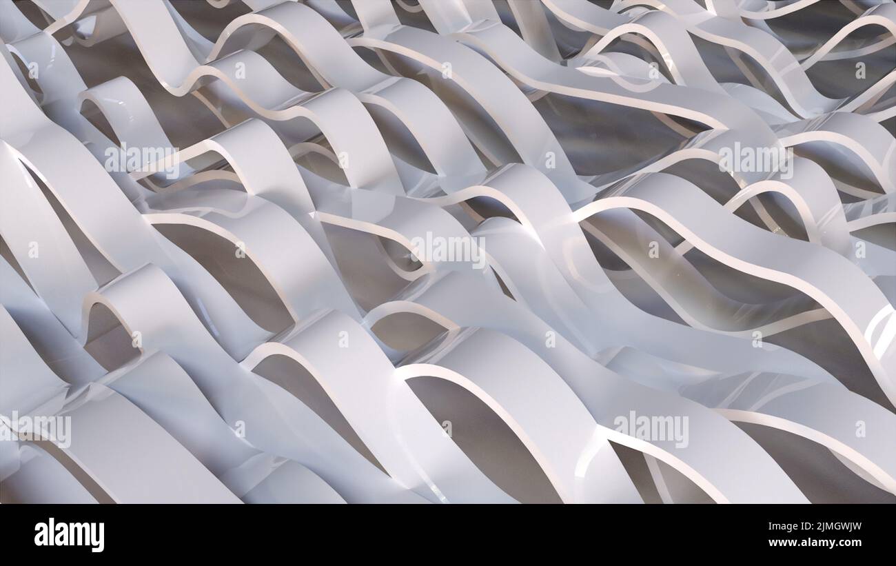 White wavy lines Stock Photo - Alamy