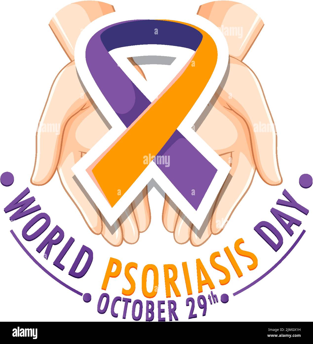 World Psoriasis Day Banner Design illustration Stock Vector Image & Art ...