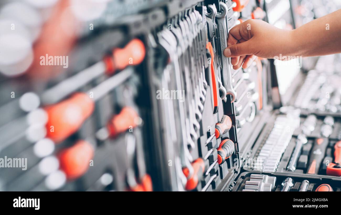 Maintenance worker tool hi-res stock photography and images - Alamy