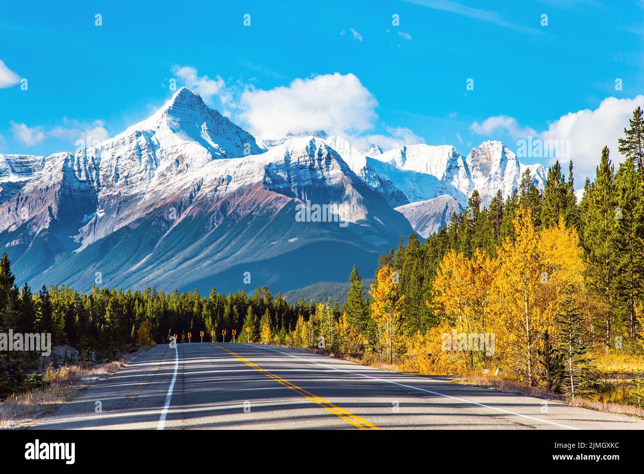 The sharp peaks of the Rocky Mountains Stock Photo - Alamy