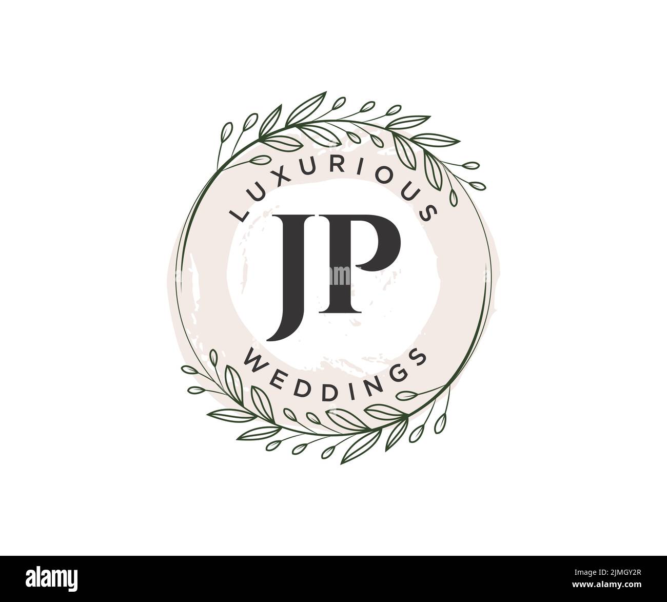 Jp monogram hi-res stock photography and images - Alamy