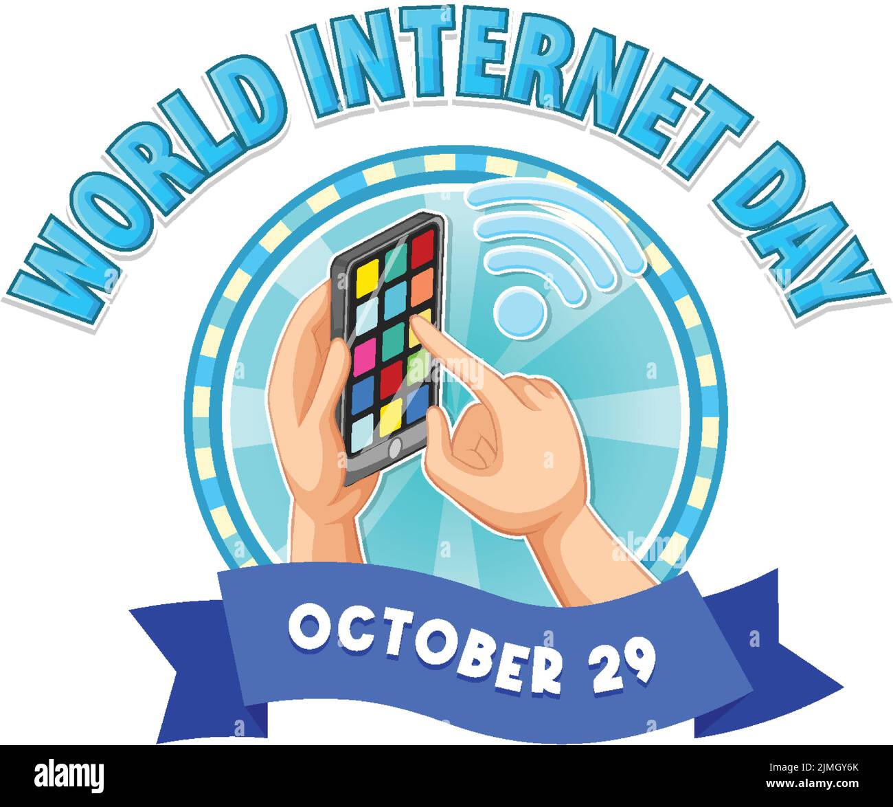 World Internet Day Banner Design illustration Stock Vector Image & Art ...