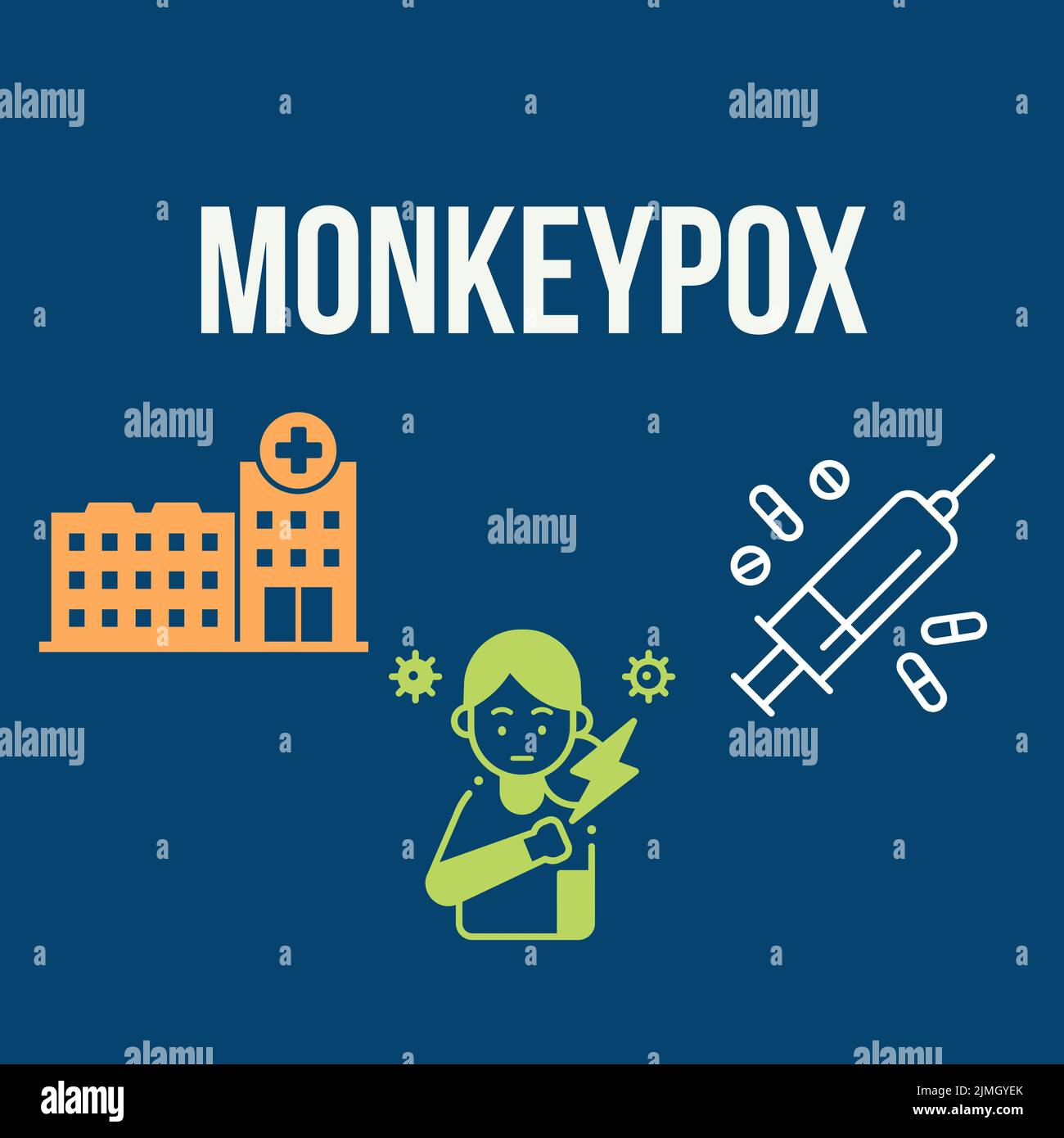 Monkeypox virus illustration hi-res stock photography and images - Alamy