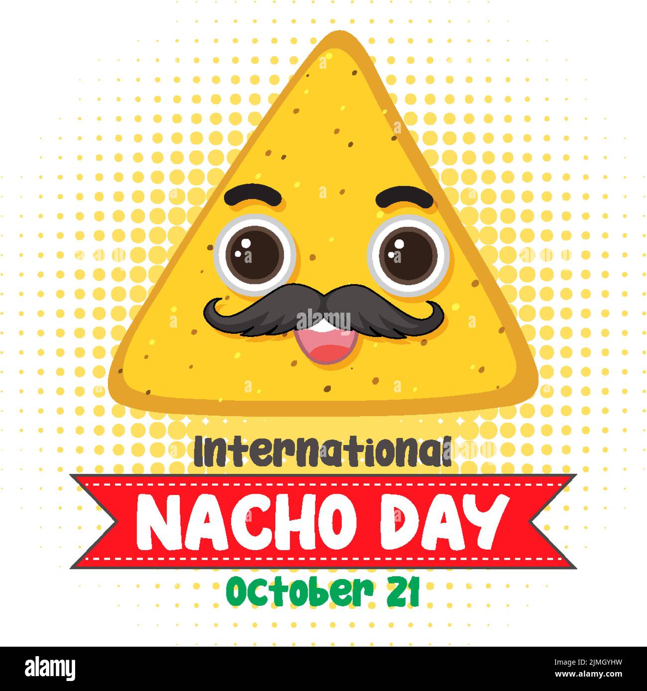 International Nacho Day Banner Design illustration Stock Vector Image ...