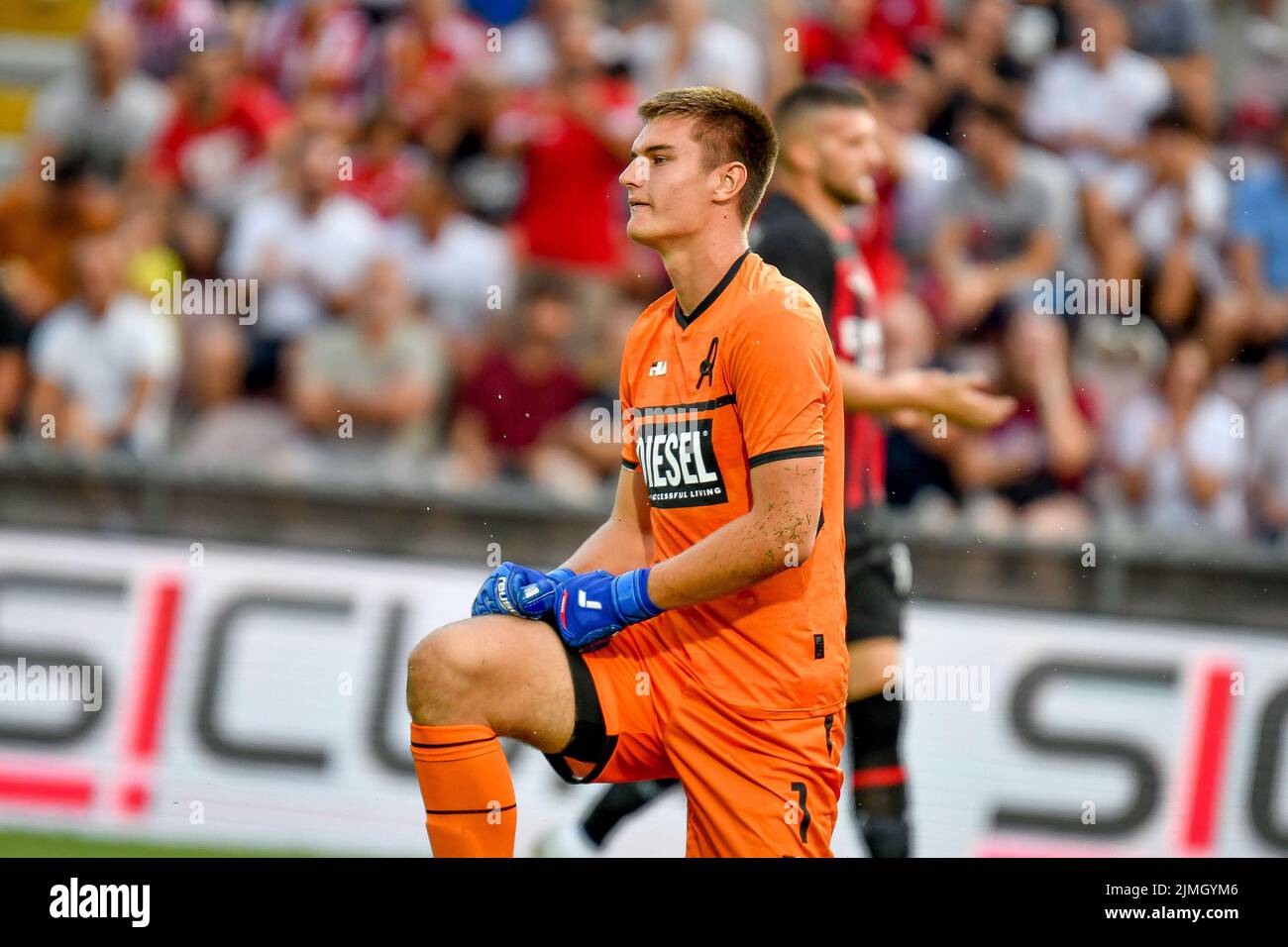 Romeo Menti stadium, Vicenza, Italy, August 06, 2022, Disappointment of ...