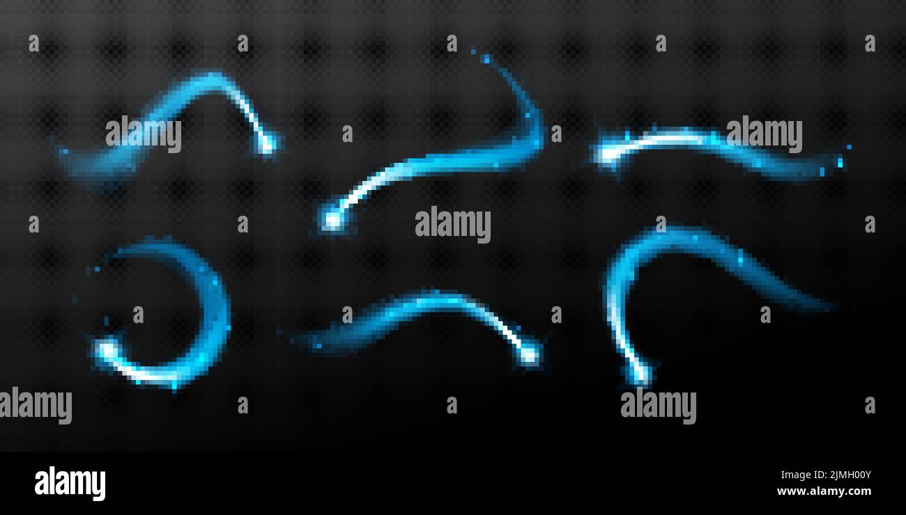 Magic spiral, twist effect with stars and sparkles. Blue swirl of wand ...