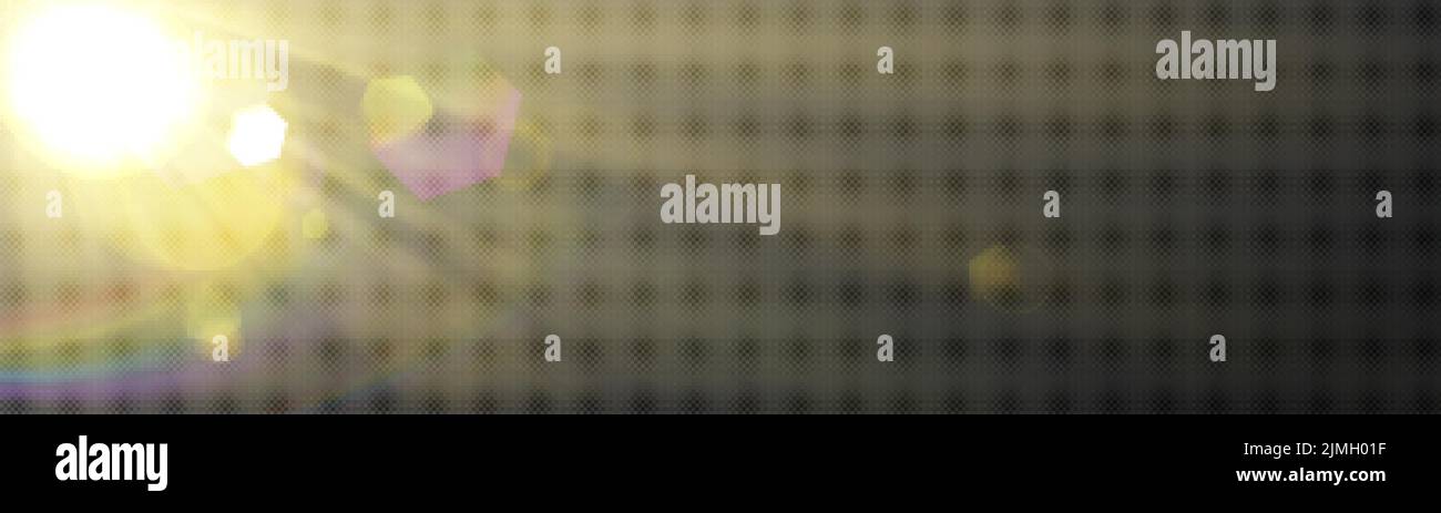 Light background with rays and rainbow spectrum flare on transparent ...