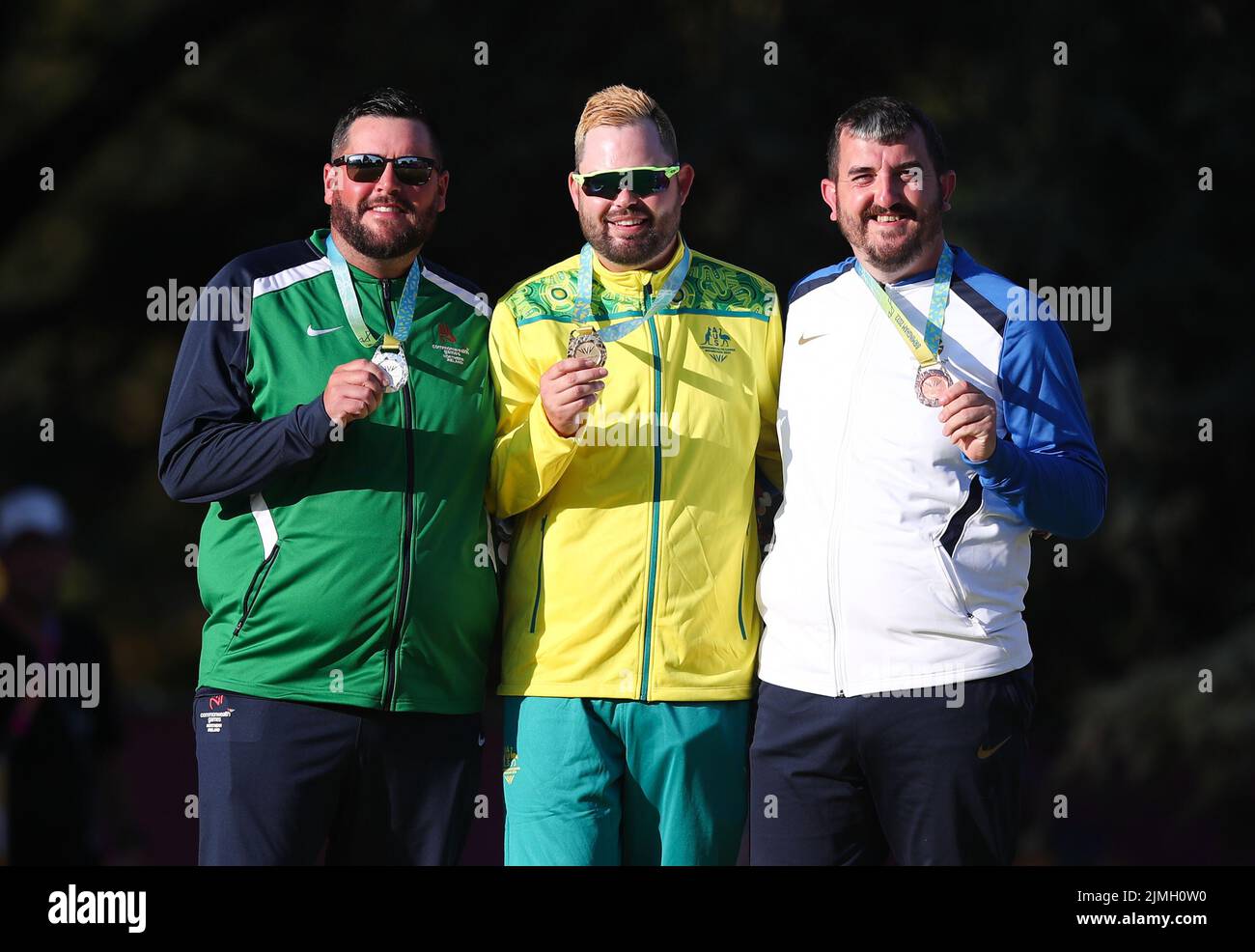 Australia’s Aaron Wilson, Scotland’s Iain McLean and Northern Ireland’s ...