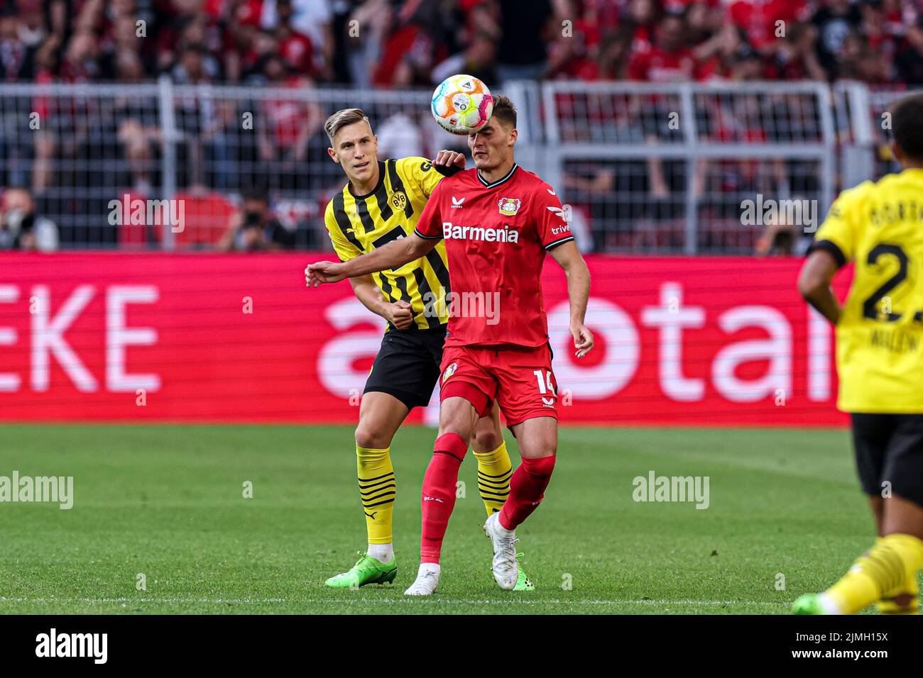 DORTMUND, GERMANY - AUGUST 6: Nico Schlotterbeck of Borussia Dortmund ...
