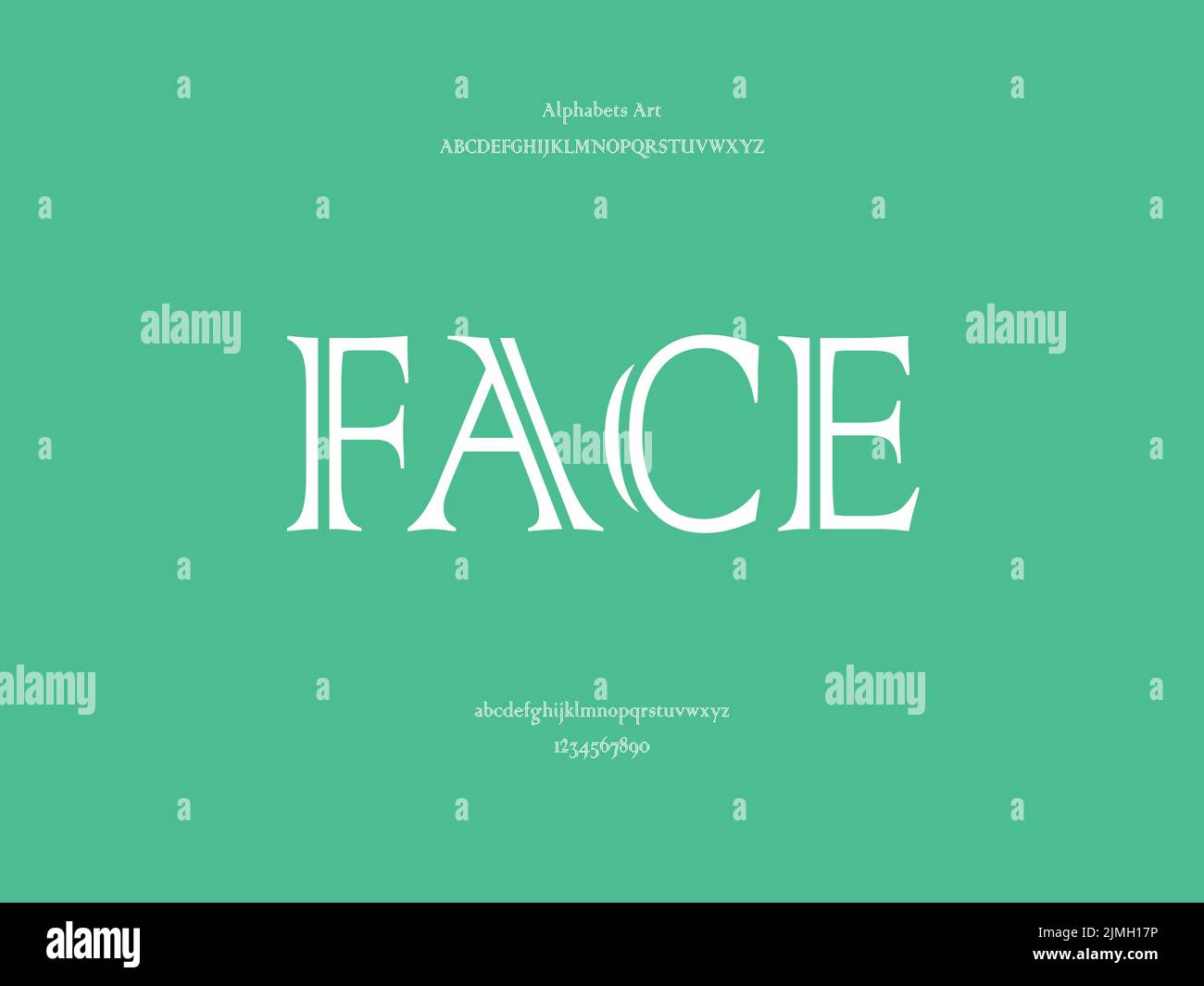 Elegant alphabet letters font and number. Typography uppercase and ...