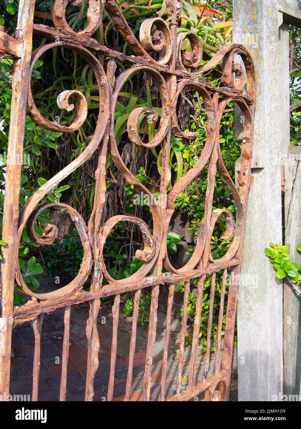 Rusty Old Gate Stock Photo - Alamy