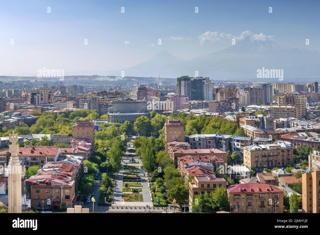 Yerevan skyline view hi-res stock photography and images - Alamy