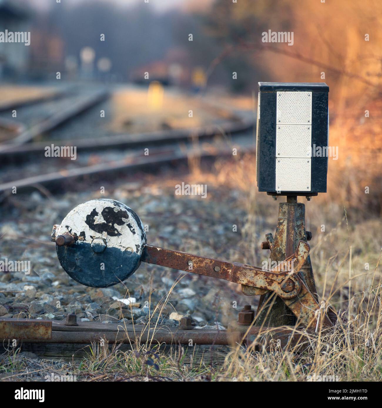 Railroad switch hi-res stock photography and images - Alamy