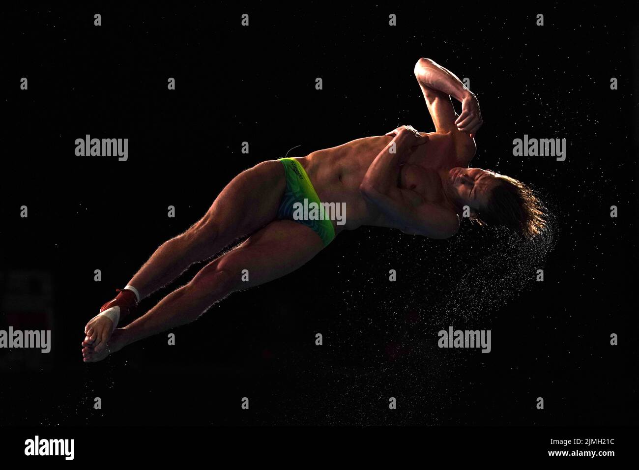 Australia's Samuel Fricker during the Men's 3m Springboard Final during ...