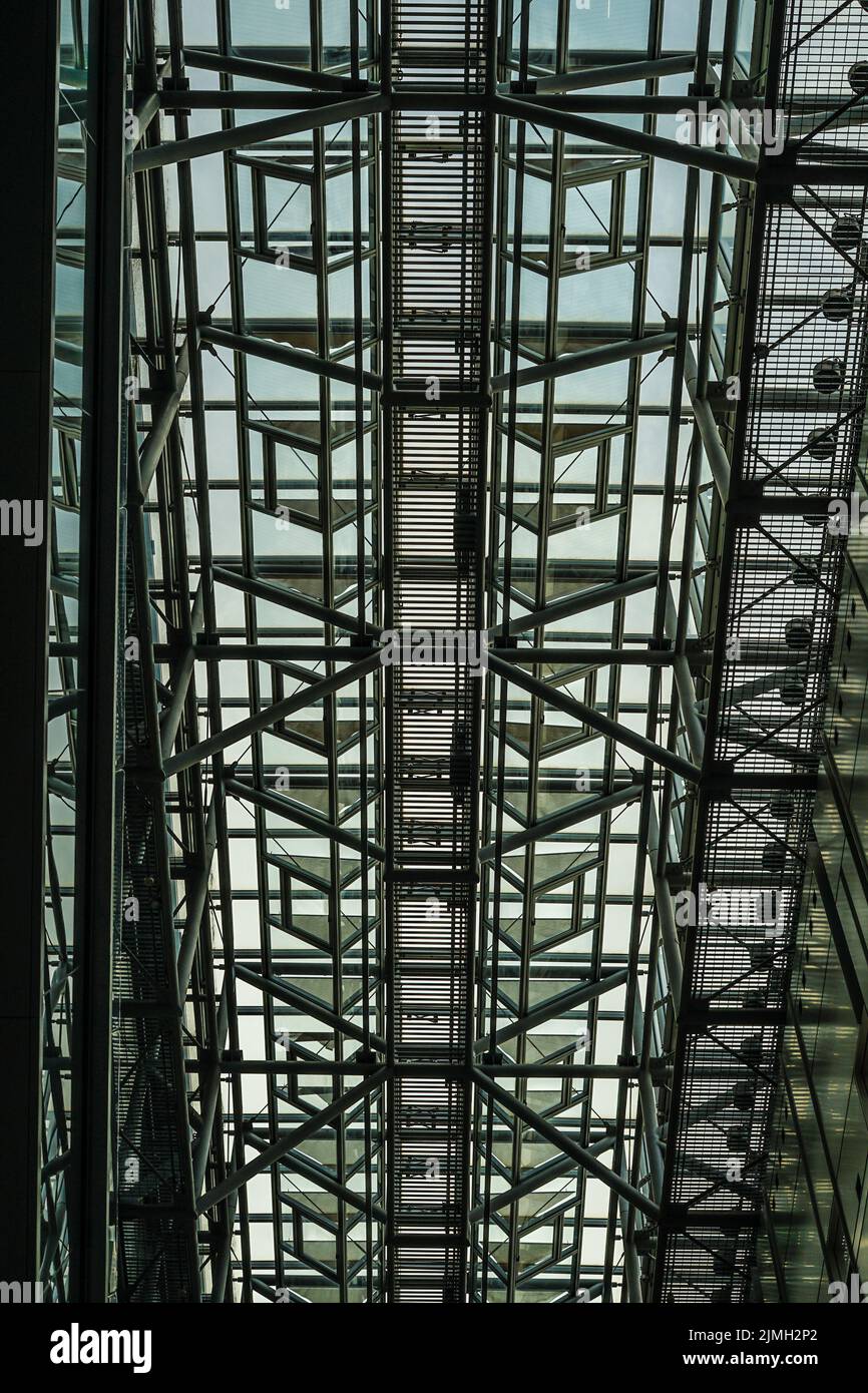 Interior factory beams hi-res stock photography and images - Alamy