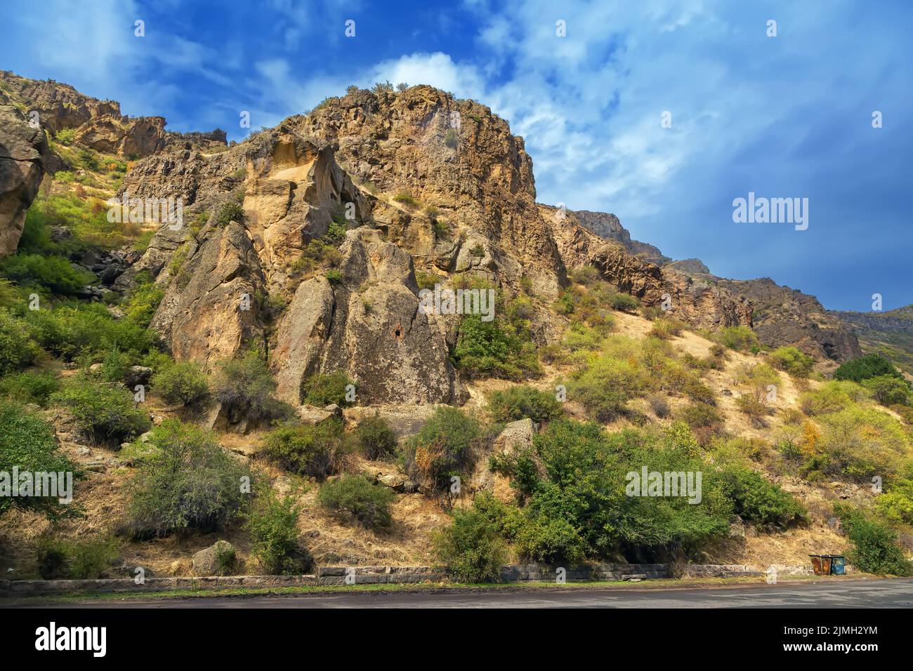 Landscape with mountains, Armenia Stock Photo - Alamy