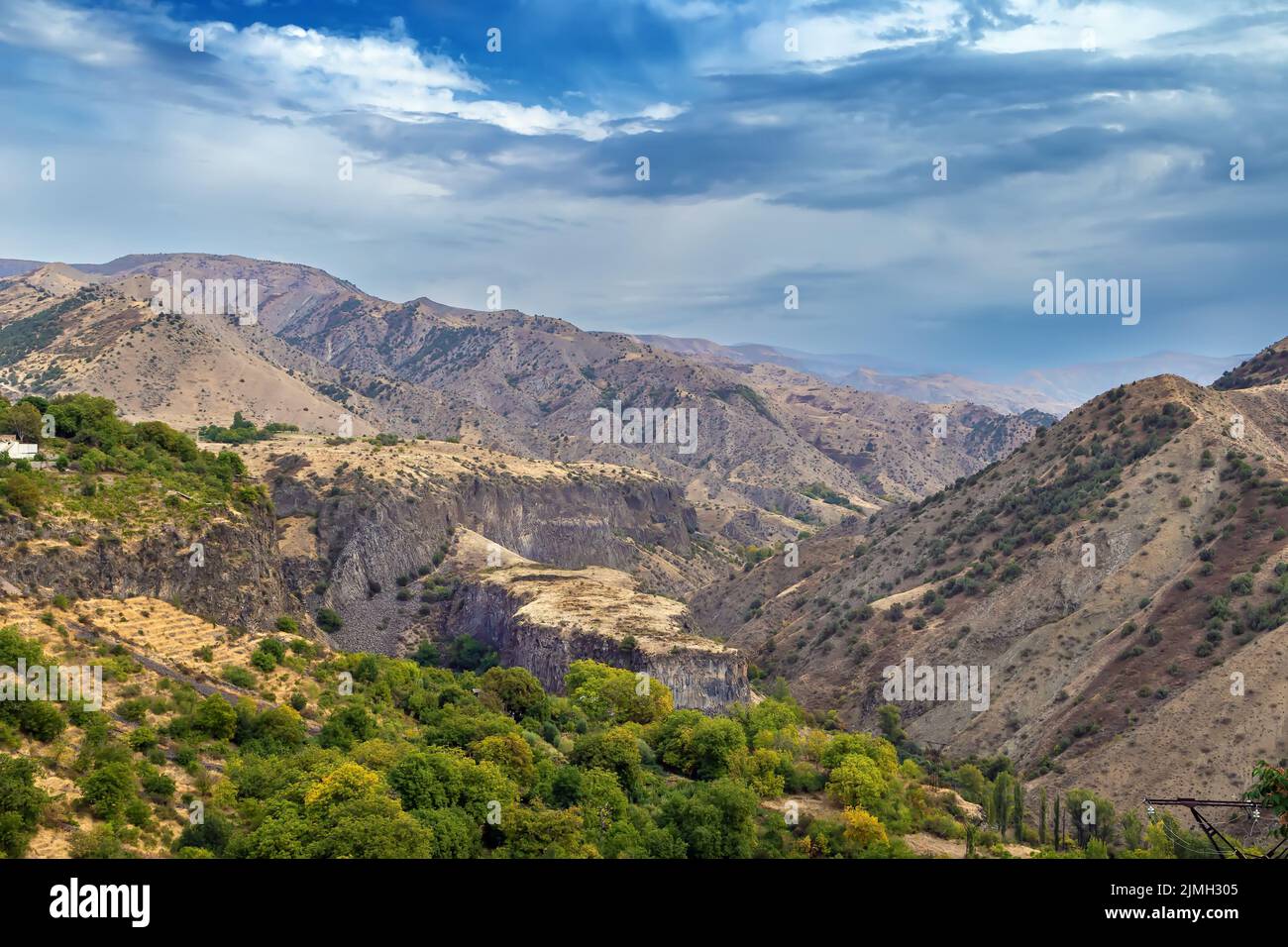 Landscape with mountains, Armenia Stock Photo - Alamy