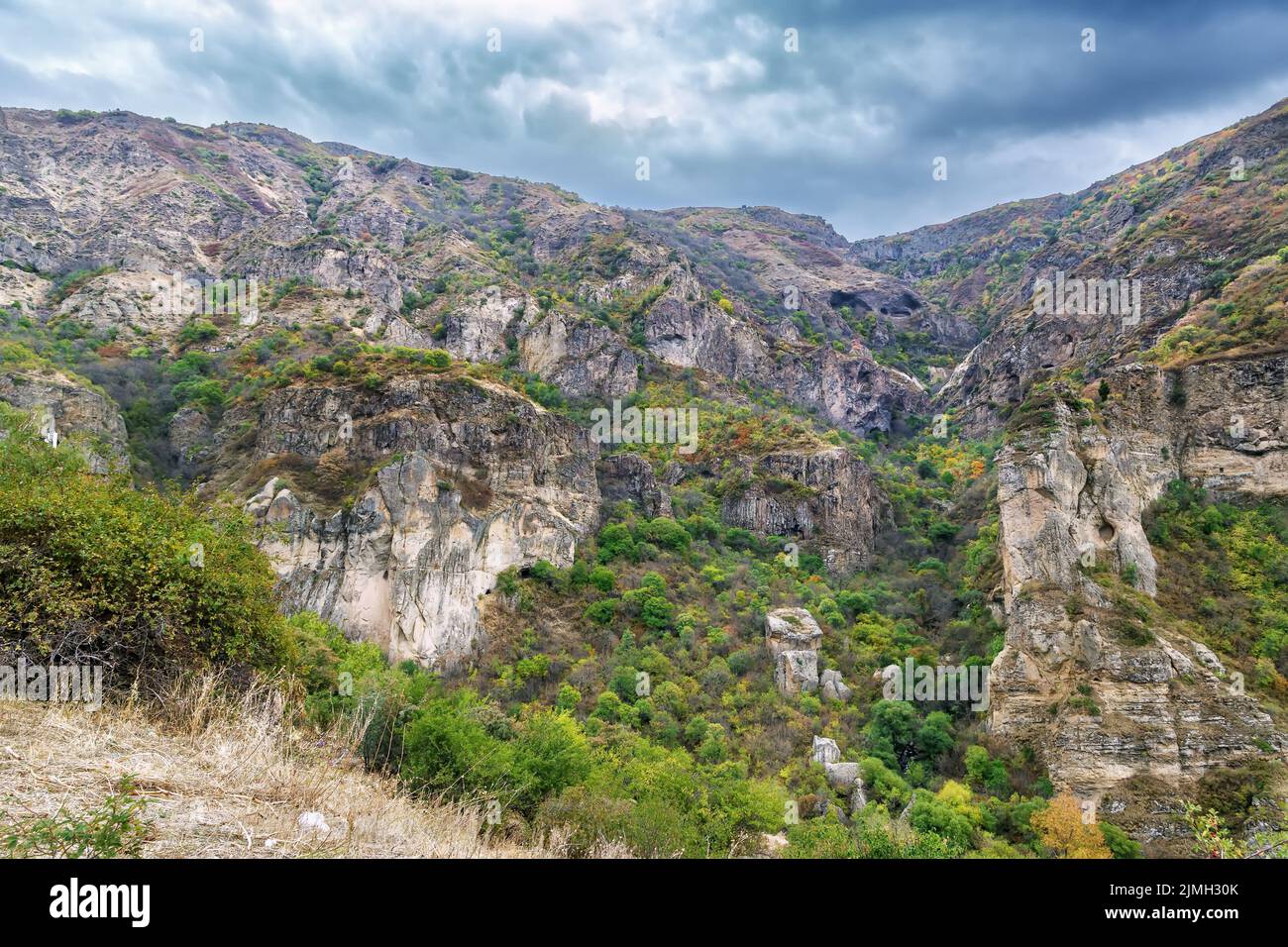 Landscape with mountains, Armenia Stock Photo - Alamy