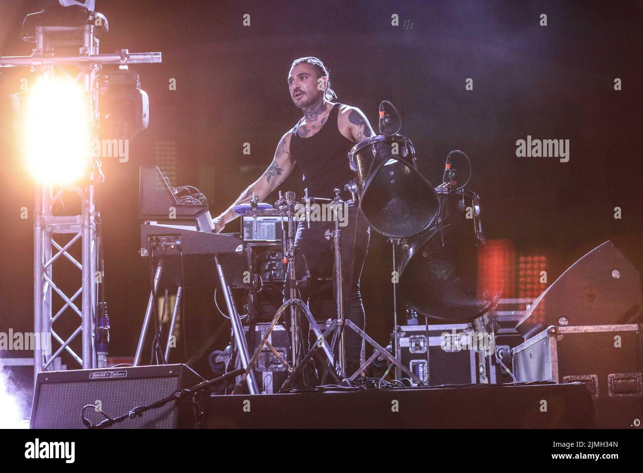 August 5, 2022, Urgnano BG, Italy: Urgnano BG, Italy, Fermento Festival ...