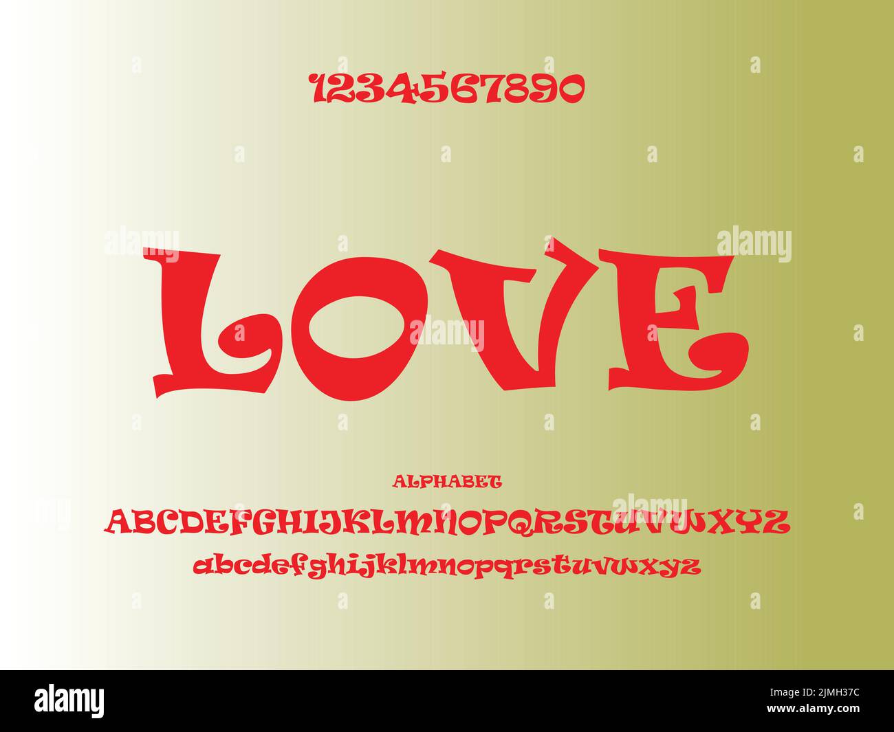 Elegant alphabet letters font and number. Typography uppercase and ...