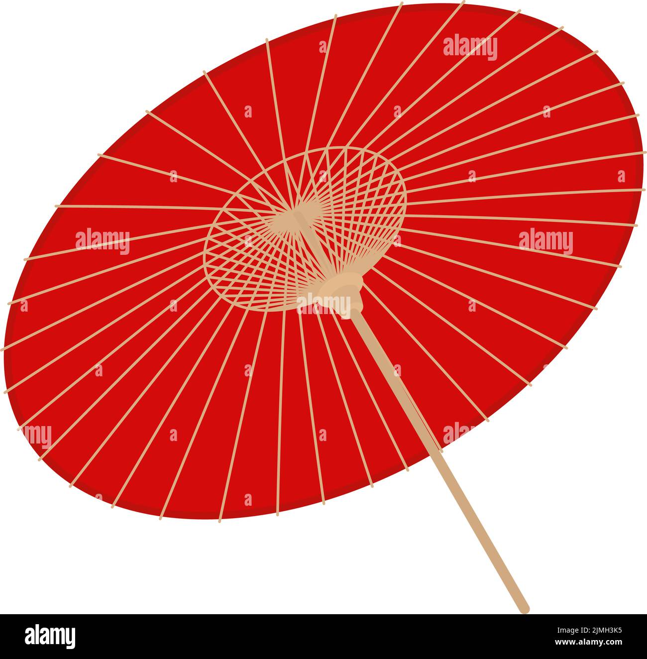 Bamboo parasol Cut Out Stock Images & Pictures - Alamy