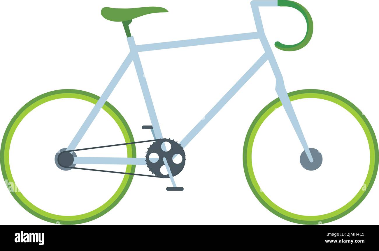 green bike illustration Stock Vector Image & Art - Alamy