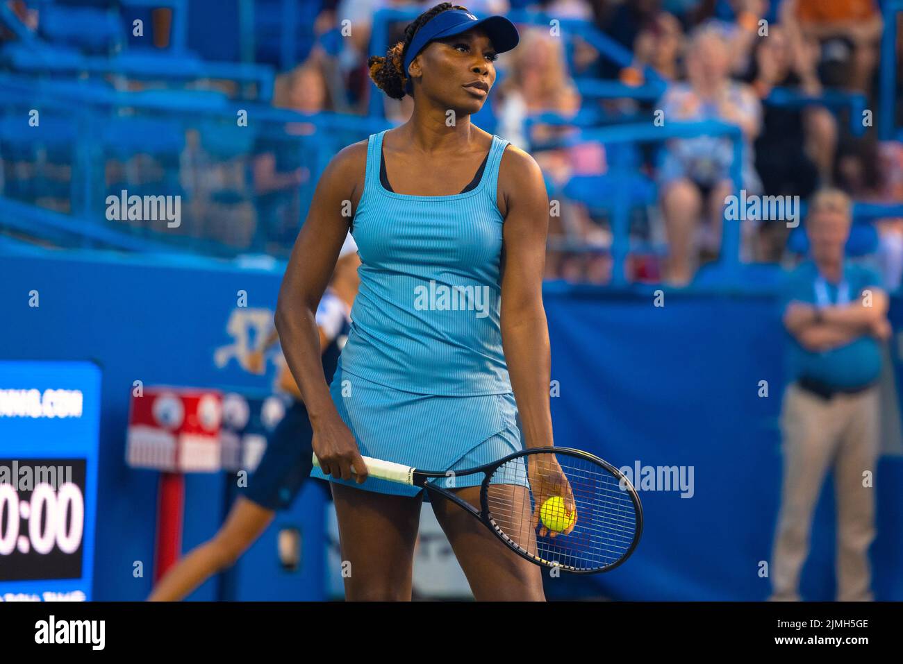 Prominent tennis player Venus Williams playing in the Citi Open ...
