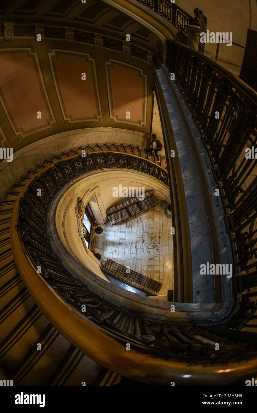 Stairs of the Museum of the American Indian Stock Photo - Alamy