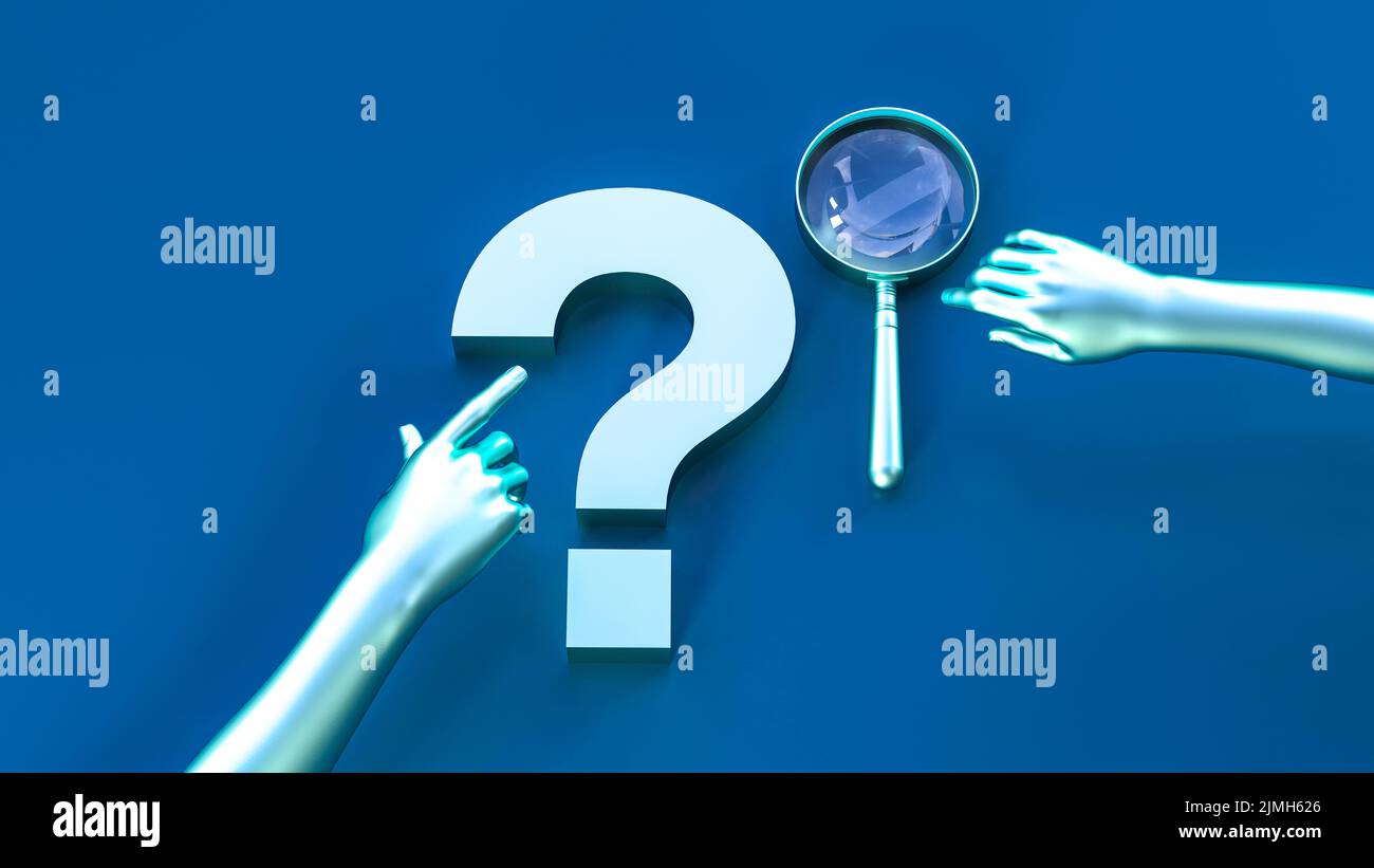 Realistic question mark hi-res stock photography and images - Alamy