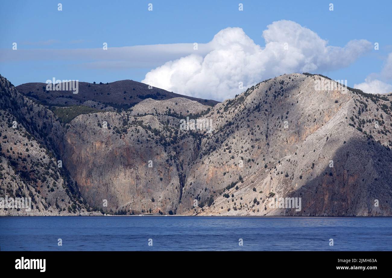 Sainte George Bay on Symi Stock Photo - Alamy