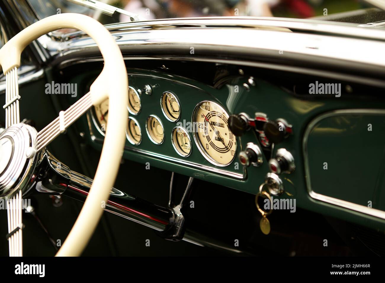 Image of Car,Classic Car instrument panel Stock Photo - Alamy