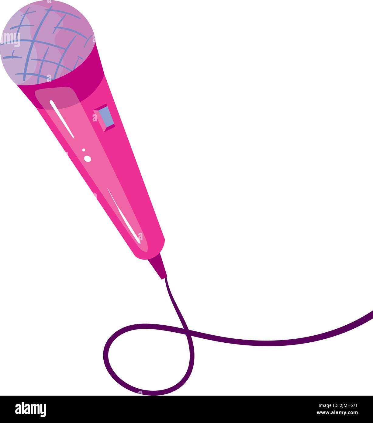 pink microphone design Stock Vector Image & Art - Alamy