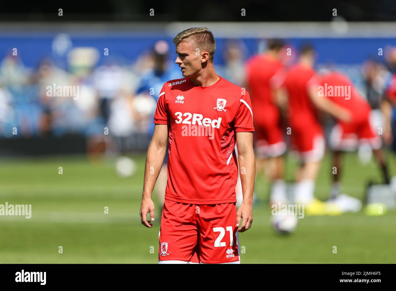 Marcus Forss #21 of Middlesbrough during the warm up Stock Photo - Alamy