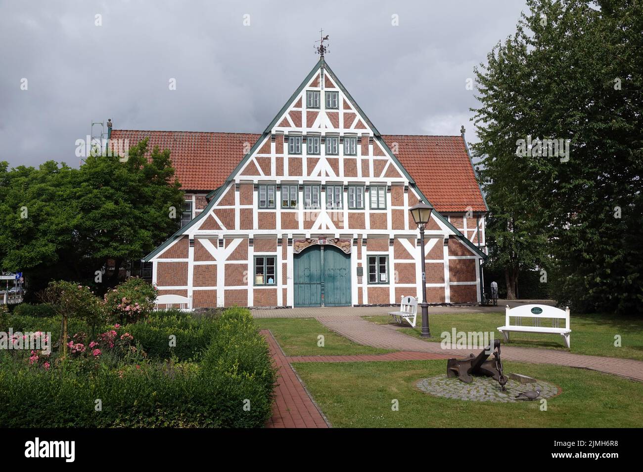 Town hall in Jork Stock Photo - Alamy