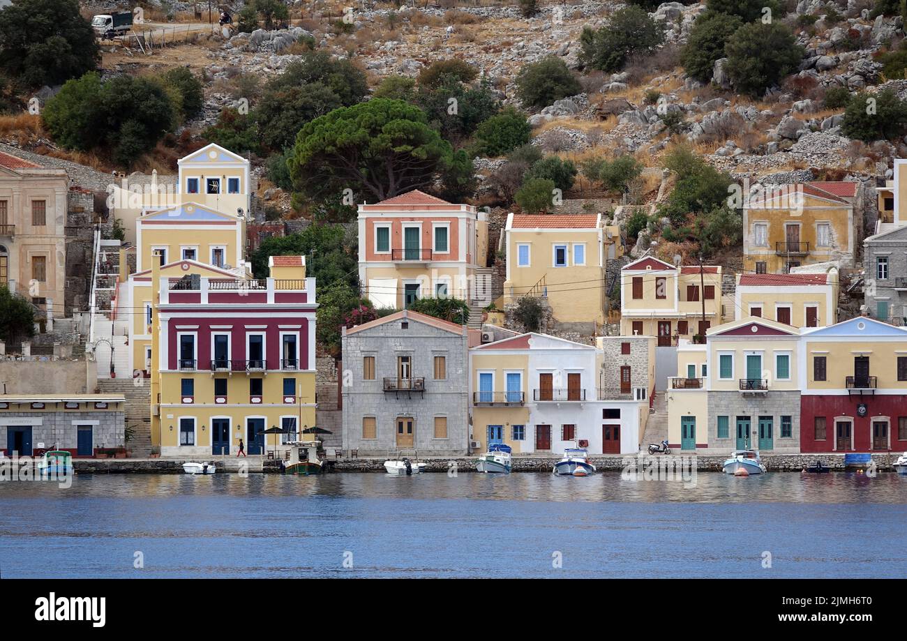 Symi, an island near Rhodes Stock Photo - Alamy