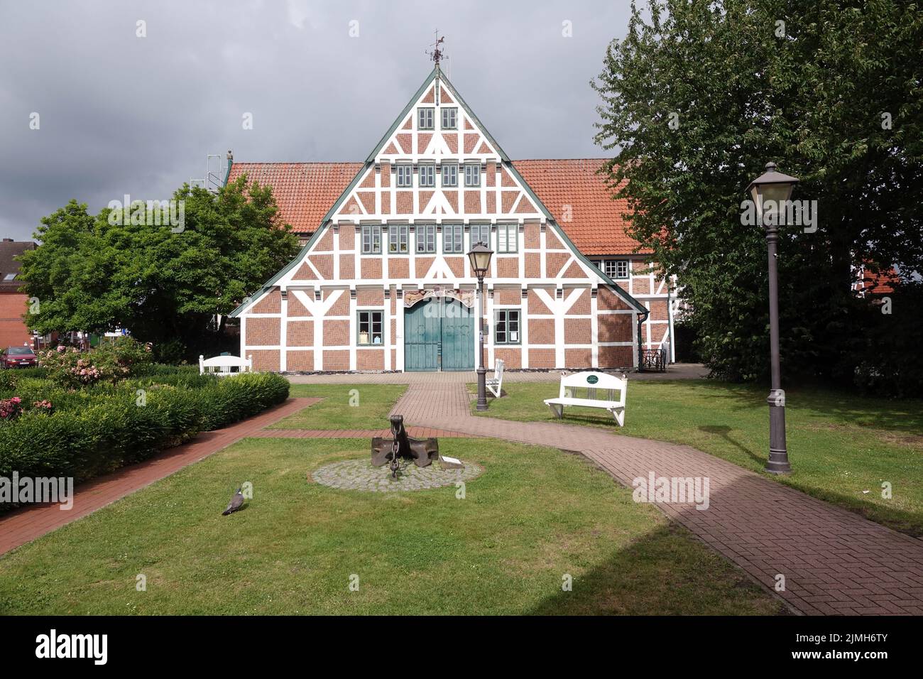 Town hall in Jork Stock Photo - Alamy