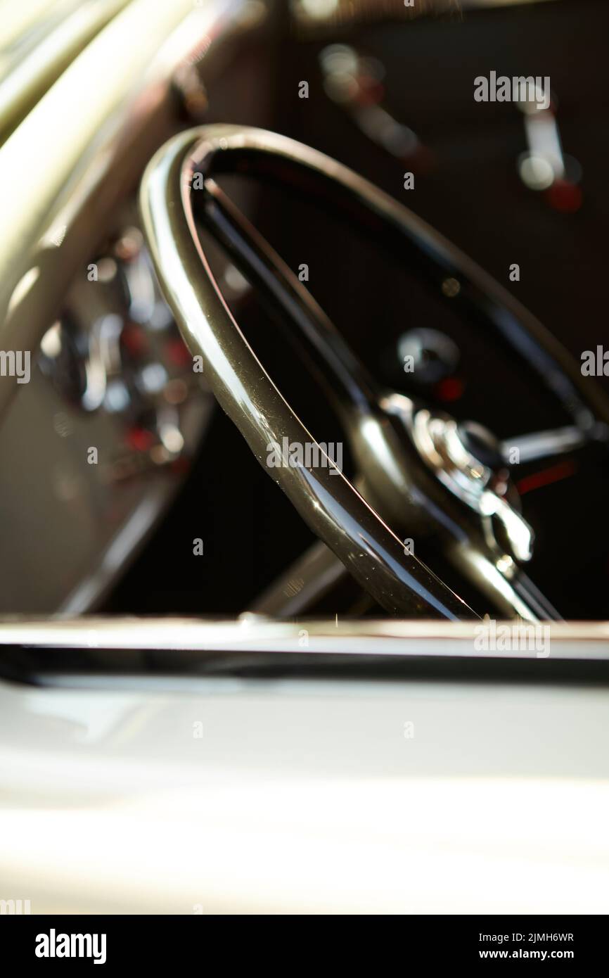 Image of Car,Classic Car instrument panel Stock Photo - Alamy