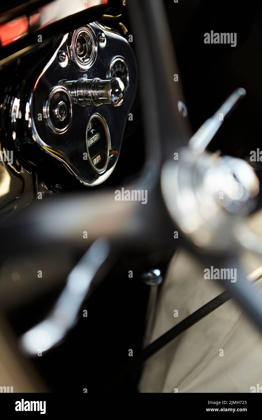 Image of Car,Classic Car instrument panel Stock Photo - Alamy