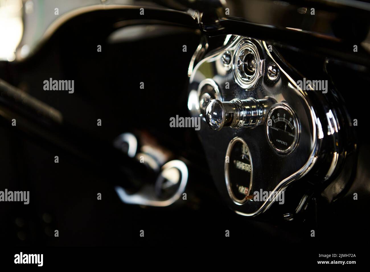 Image of Car,Classic Car instrument panel Stock Photo - Alamy