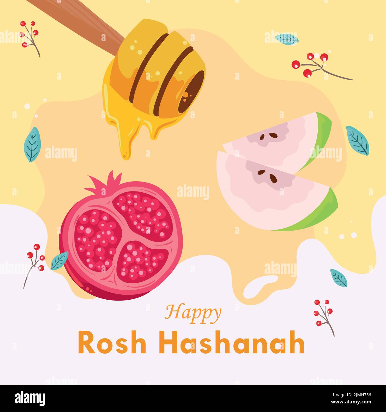 card of rosh hashanah Stock Vector Image & Art - Alamy