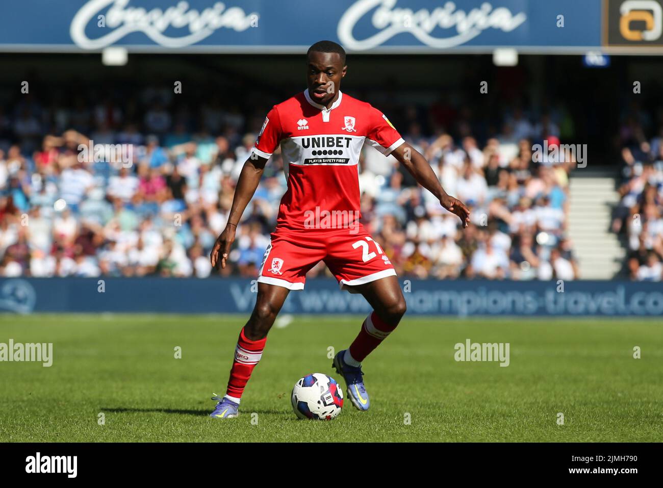 Marc Bola #27 of Middlesbrough on the ball Stock Photo - Alamy