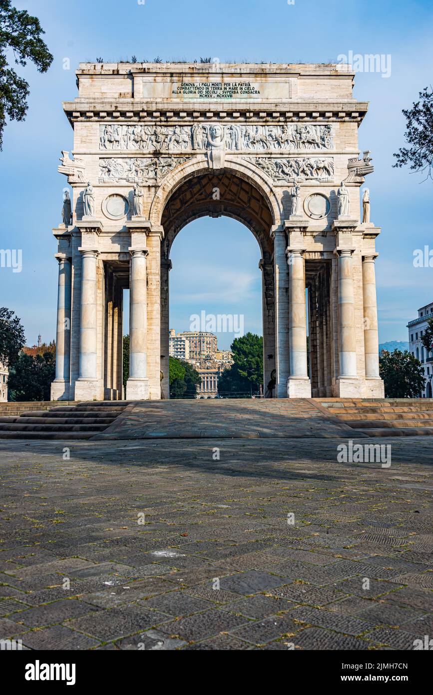 Genoa historic structure hi-res stock photography and images - Alamy