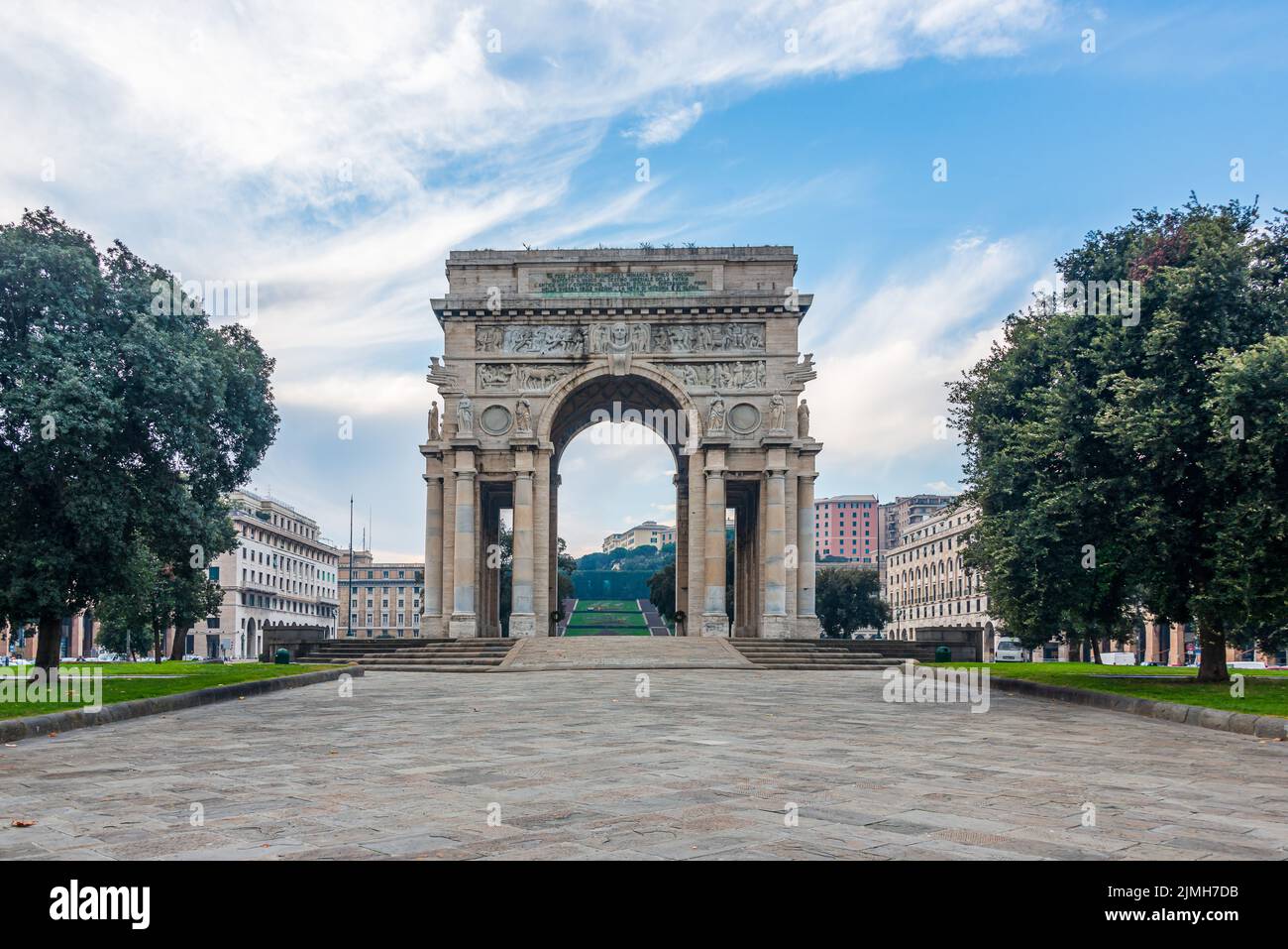 Piazza della vittoria genoa hi-res stock photography and images - Alamy