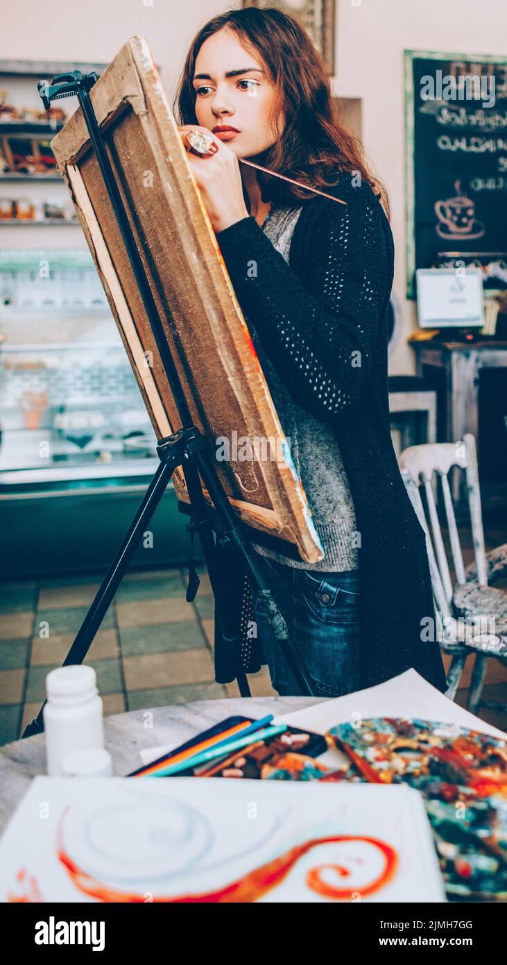 artist workshop inspired painter create artwork Stock Photo - Alamy