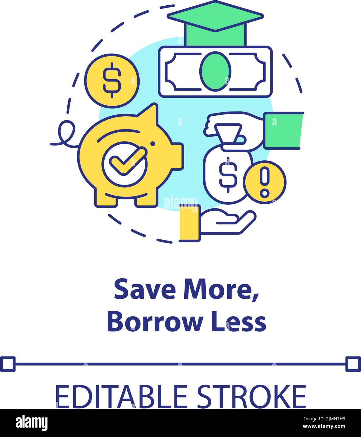 Borrow money student Stock Vector Images - Alamy