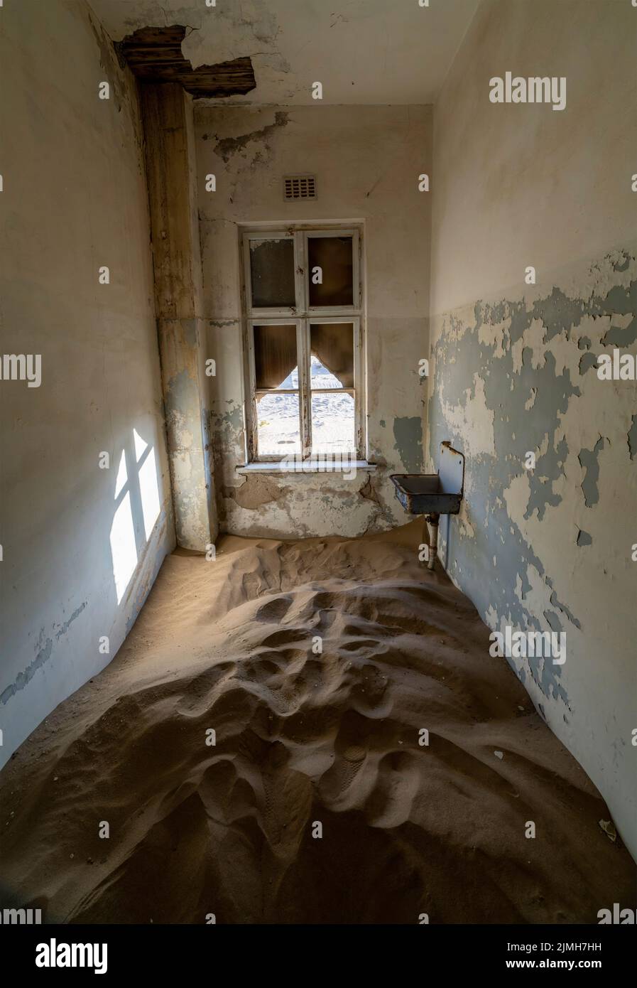abandoned diamond mine showing dereliction of building and reclaimed by ...