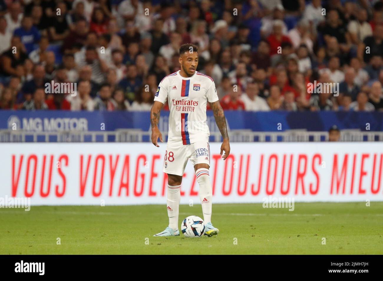 Corentin TOLISSO of Lyon during the French championship Ligue 1 ...